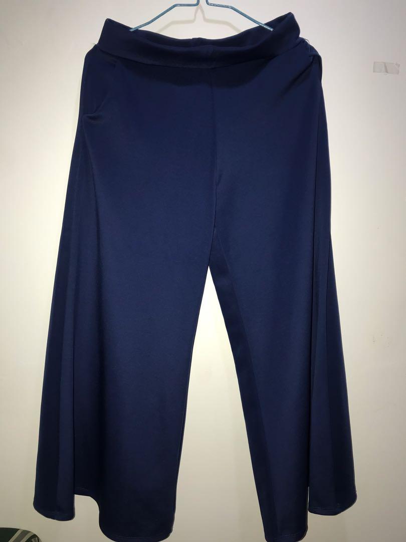 Flowy Royal Blue pants, Women's Fashion, Bottoms, Other Bottoms on ...