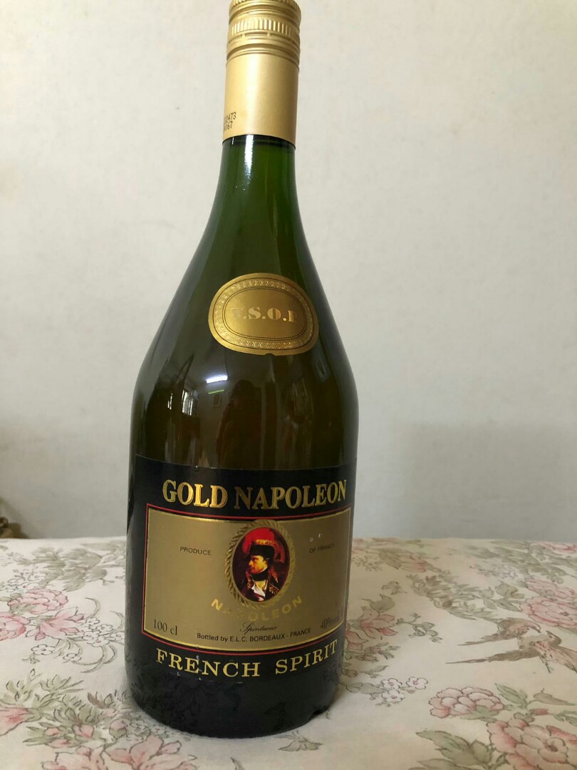 Gold Napoleon VSOP 1ltr, Food & Drinks, Alcoholic Beverages on Carousell