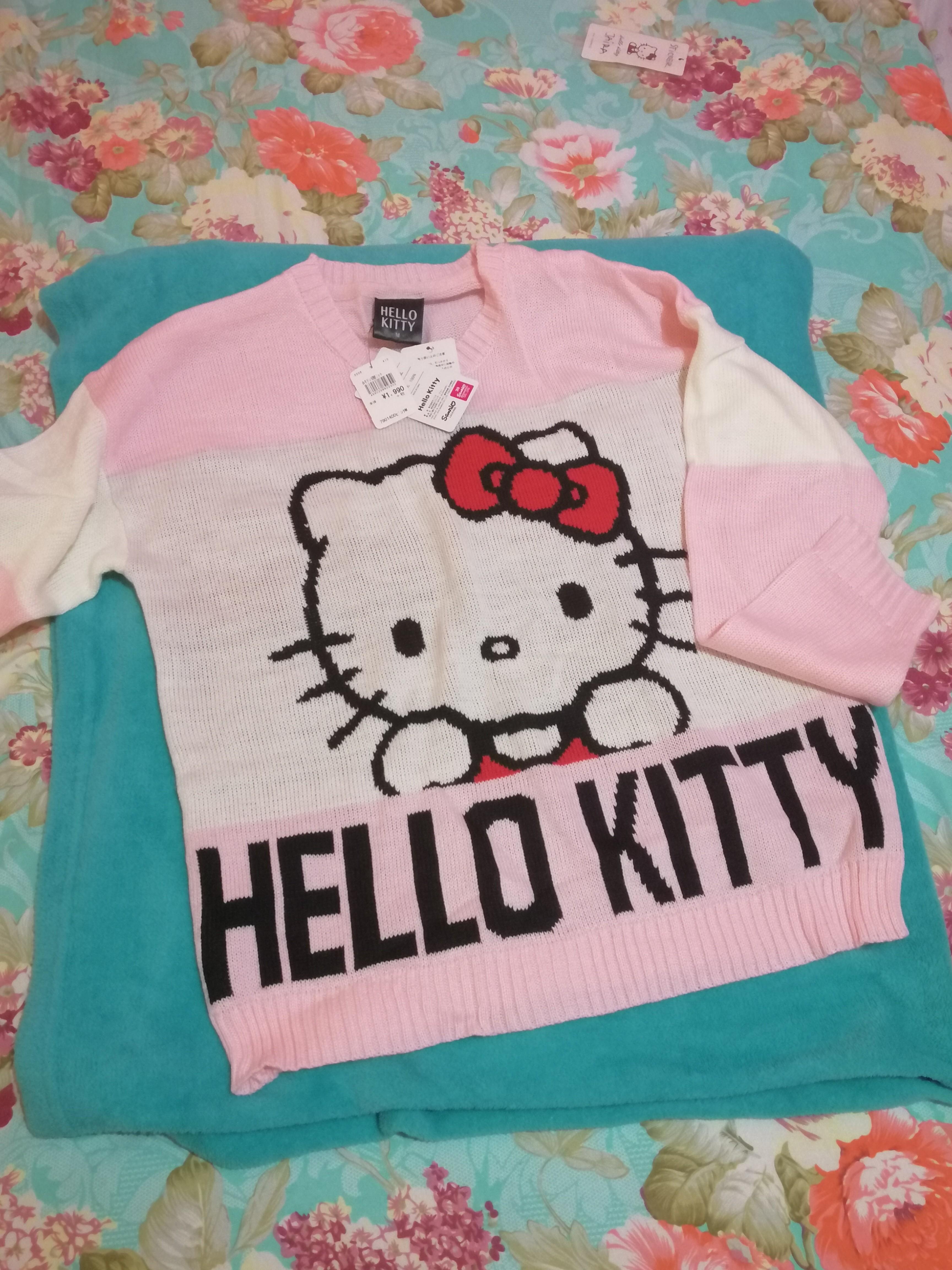 Hello Kitty Original from Japan Longsleeves, Women's Fashion, Tops ...
