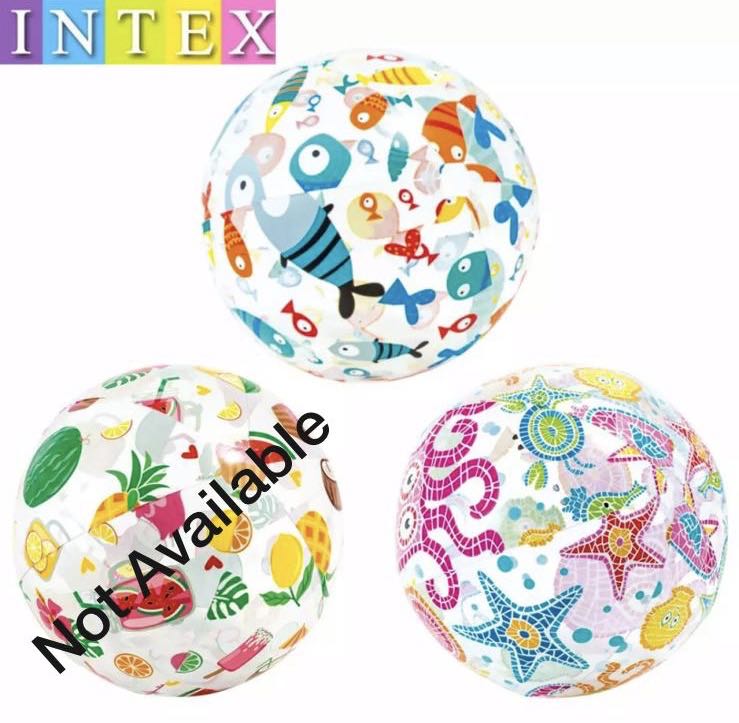Intex Beach Ball/ Swimming Pool Ball/ Outdoor Play Ball, Everything ...