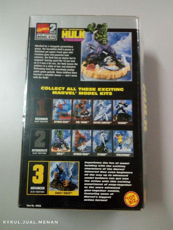 Marvel Comic Hulk Model Kits, Hobbies & Toys, Toys & Games on Carousell