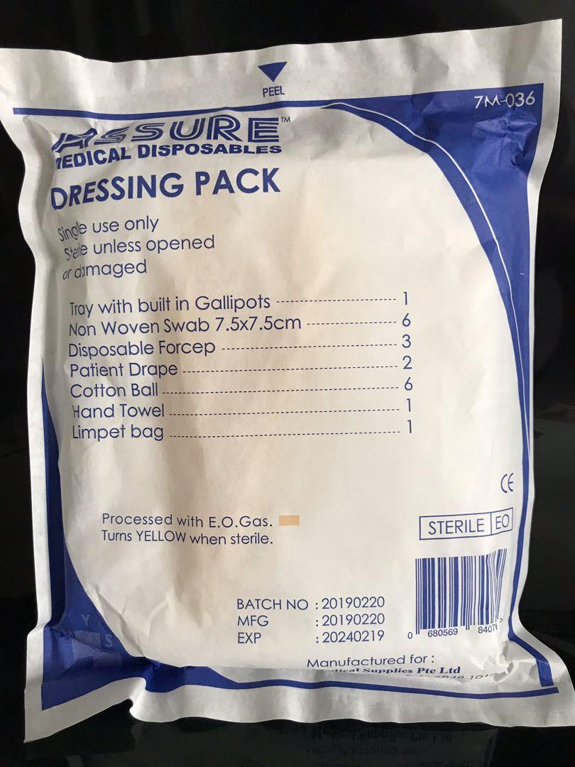 Medical dressing pack, Everything Else on Carousell