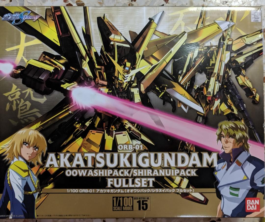 ORB-01 AKATSUKI Gundam Full Set, Hobbies & Toys, Toys & Games on Carousell