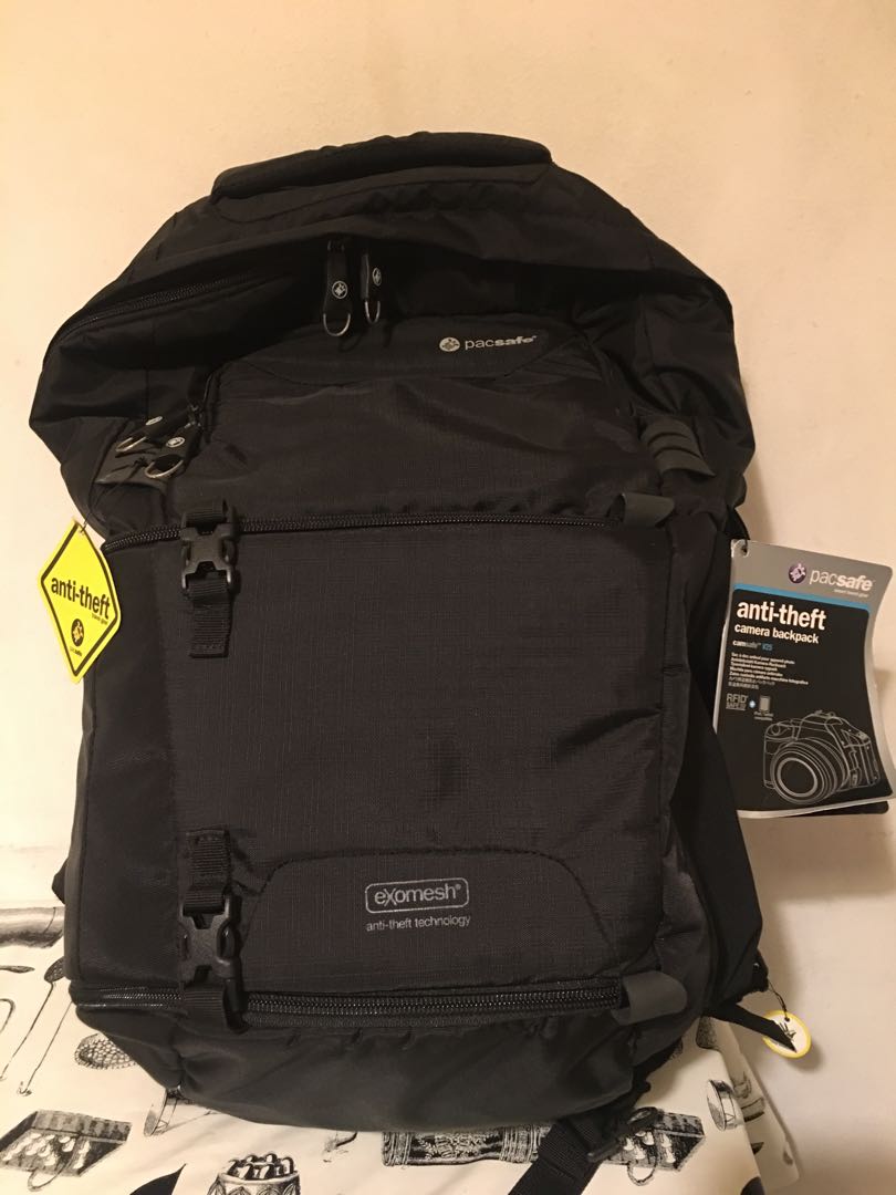 Pacsafe Camera Backpack, Men's Fashion, Bags, Backpacks on Carousell