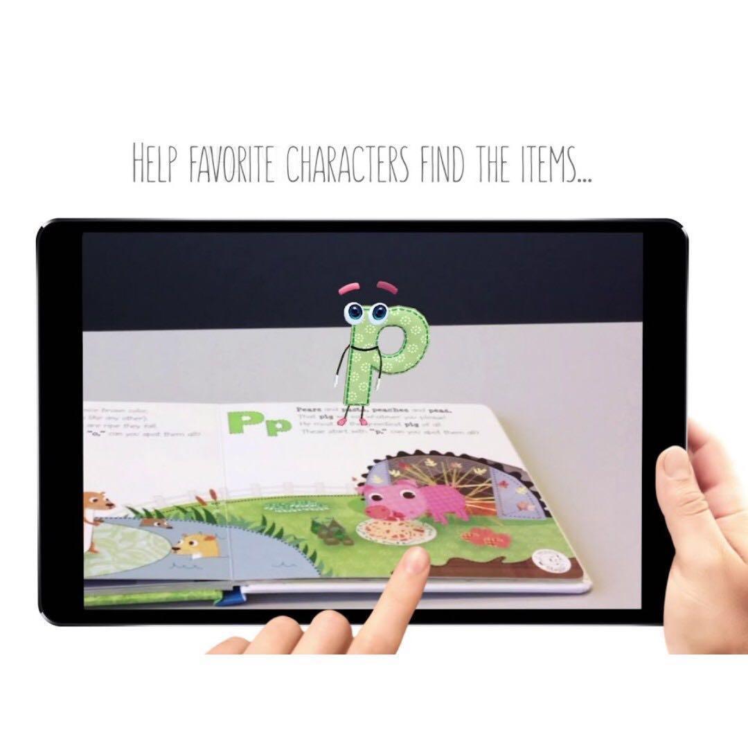 (PO) Let's Learn Alphabet ABCs - AR Interactive book, Hobbies & Toys ...