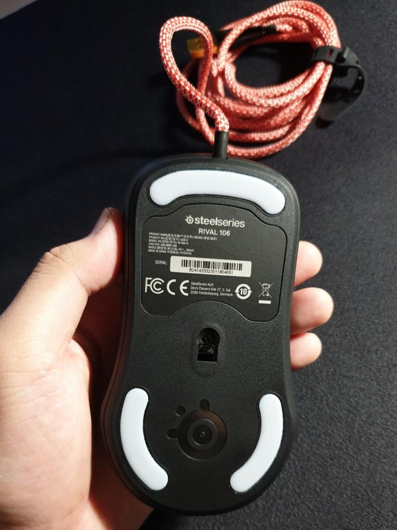 SteelSeries Rival 106 w/ mods, Computers & Tech, Parts & Accessories, Computer Parts on Carousell