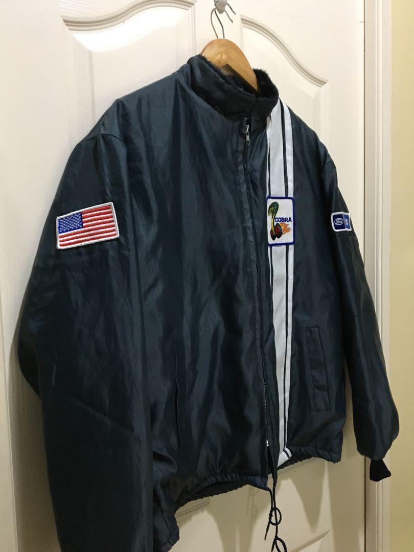 Vintage Ford Shelby Cobra Racing Jacket, Men's Fashion, Coats, Jackets ...