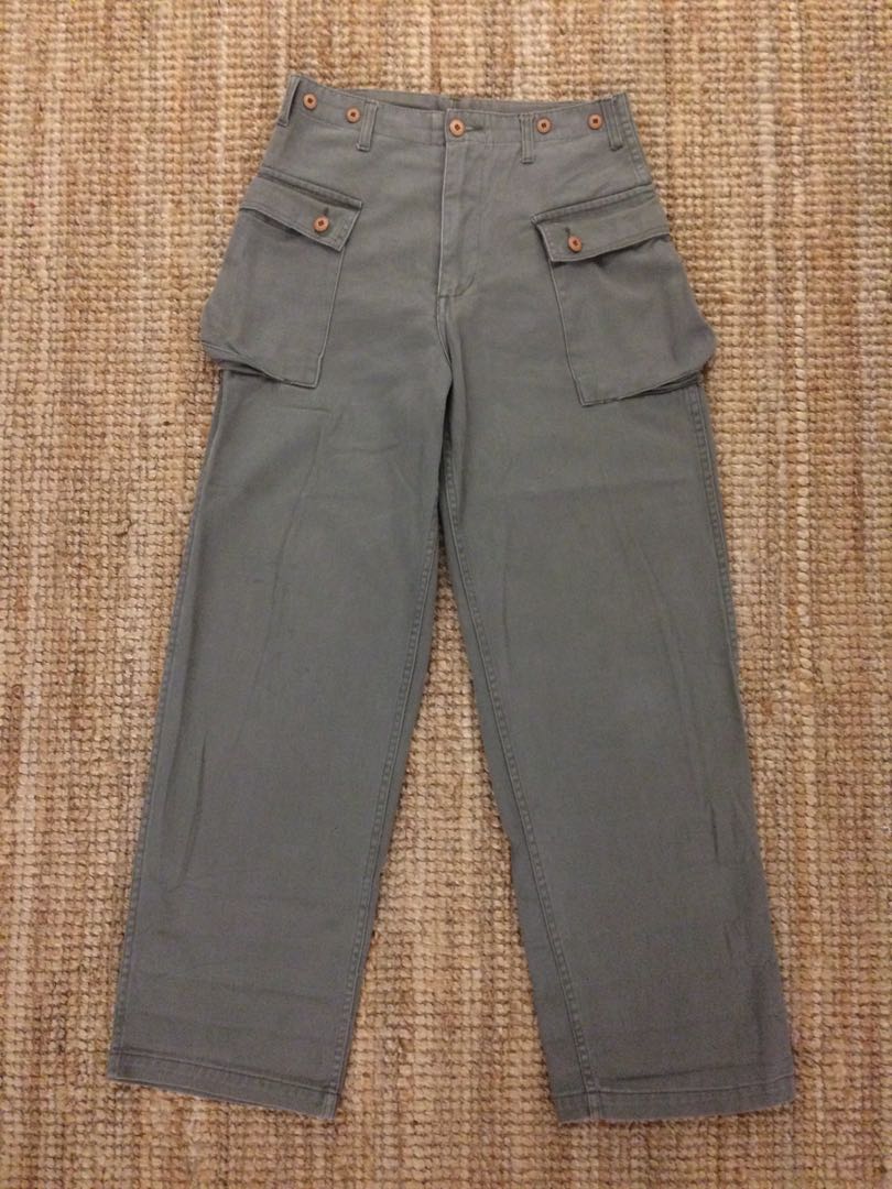 Vintage Japanese monkey pant, Men's Fashion, Bottoms, Trousers on Carousell