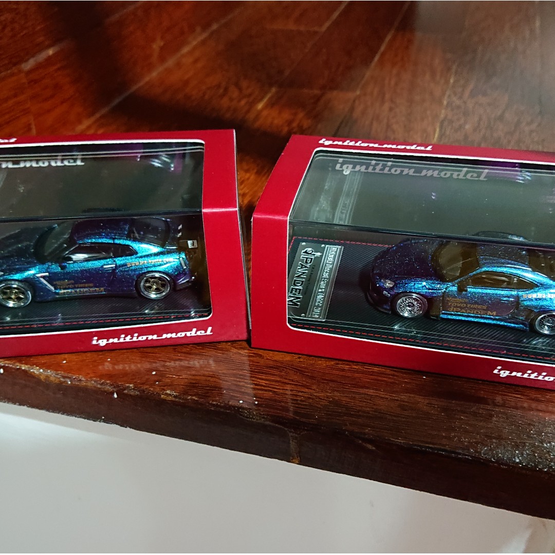 1:64 Ignition Model Pandem R35 GT-R Toyota 86 purple blue chameleon ...