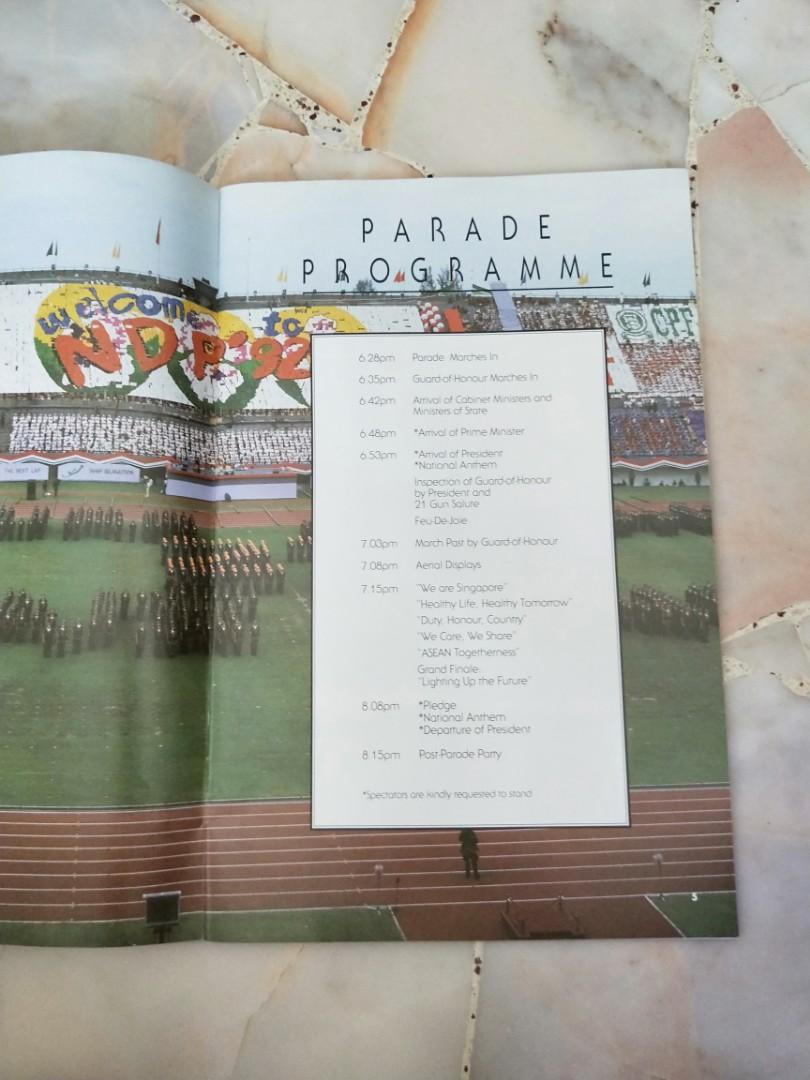1992 NDP programme booklet, Hobbies & Toys, Collectibles & Memorabilia ...