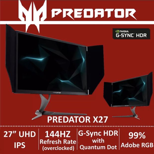 Acer X27, Computers & Tech, Parts & Accessories, Computer Parts on ...