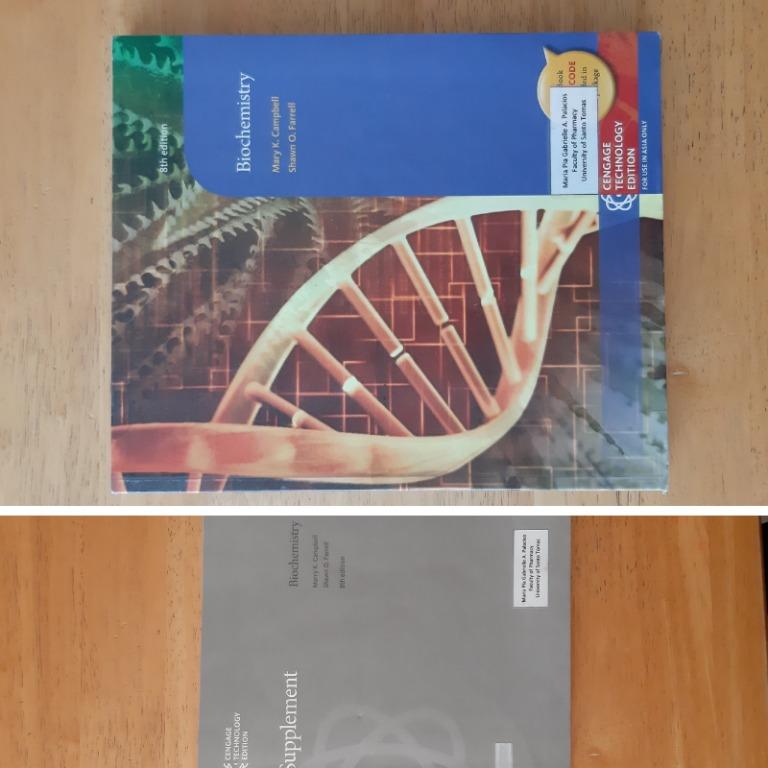 BIOCHEMISTRY 8TH ED WITH SUPPLEMENT BUNDLE, Hobbies & Toys, Books ...
