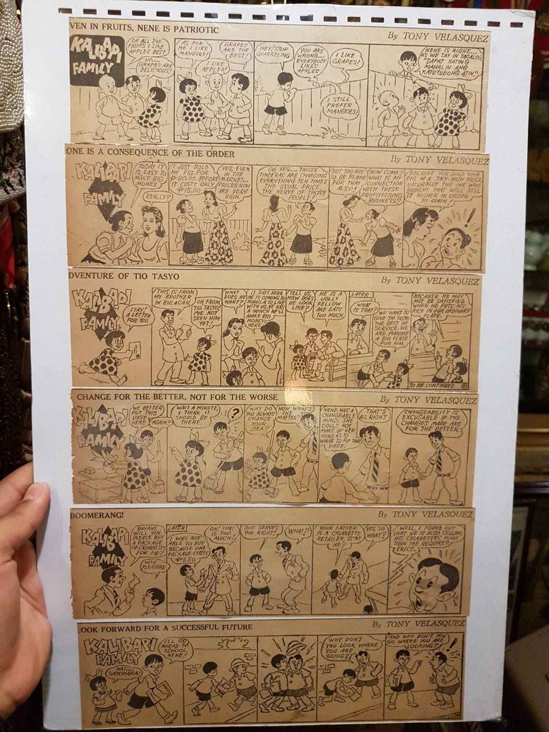 Comic by Tony Velasquez, Hobbies & Toys, Memorabilia & Collectibles, K ...