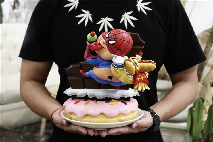 DT STUDIO FAT SPIDERMAN GK RESIN STATUE, Hobbies & Toys, Toys & Games ...