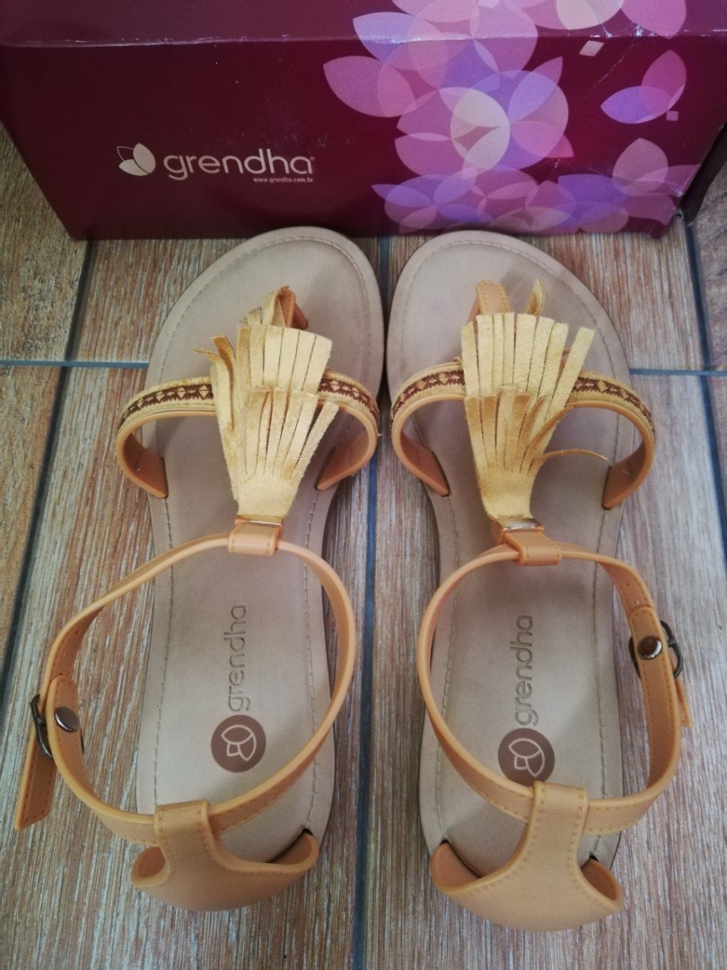 Grendha Boho Sand Ad, Women's Fashion, Footwear, Slippers and slides on ...