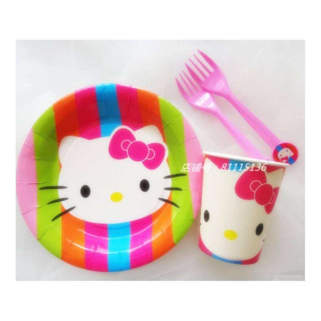 Hello Kitty Party-ware Set, Everything Else on Carousell