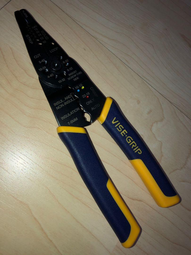 IRWIN VISE-GRIP Multi-Tool Wire Stripper/Crimper/Cutter, Furniture ...