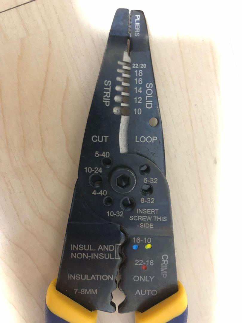 IRWIN VISE-GRIP Multi-Tool Wire Stripper/Crimper/Cutter, Furniture ...