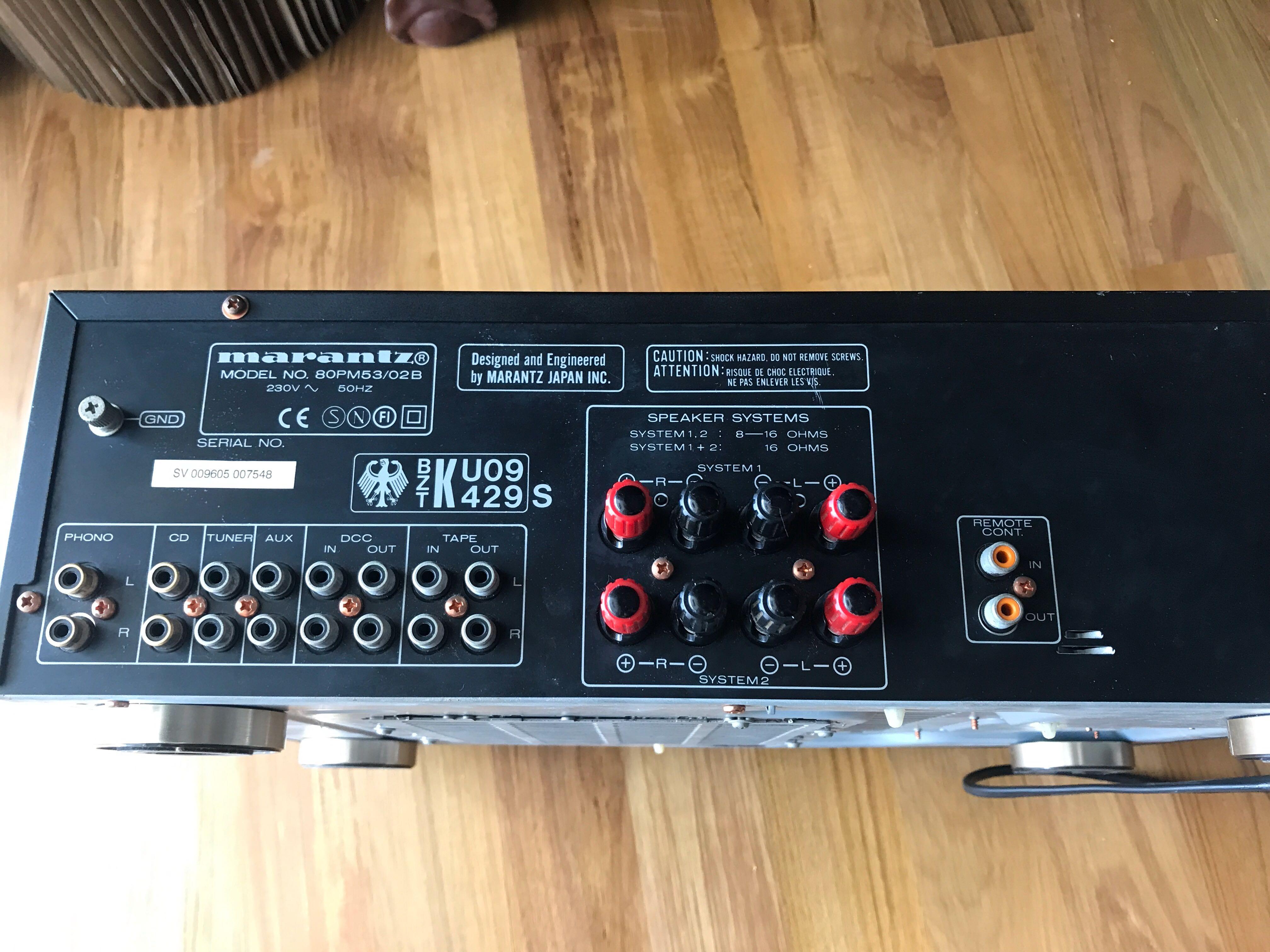 Marantz PM-53 Stereo Integrated Amplifier, Audio, Soundbars, Speakers ...