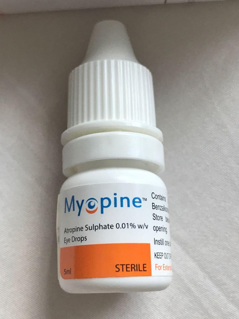 Myopine 0.01% eye drops, Everything Else on Carousell