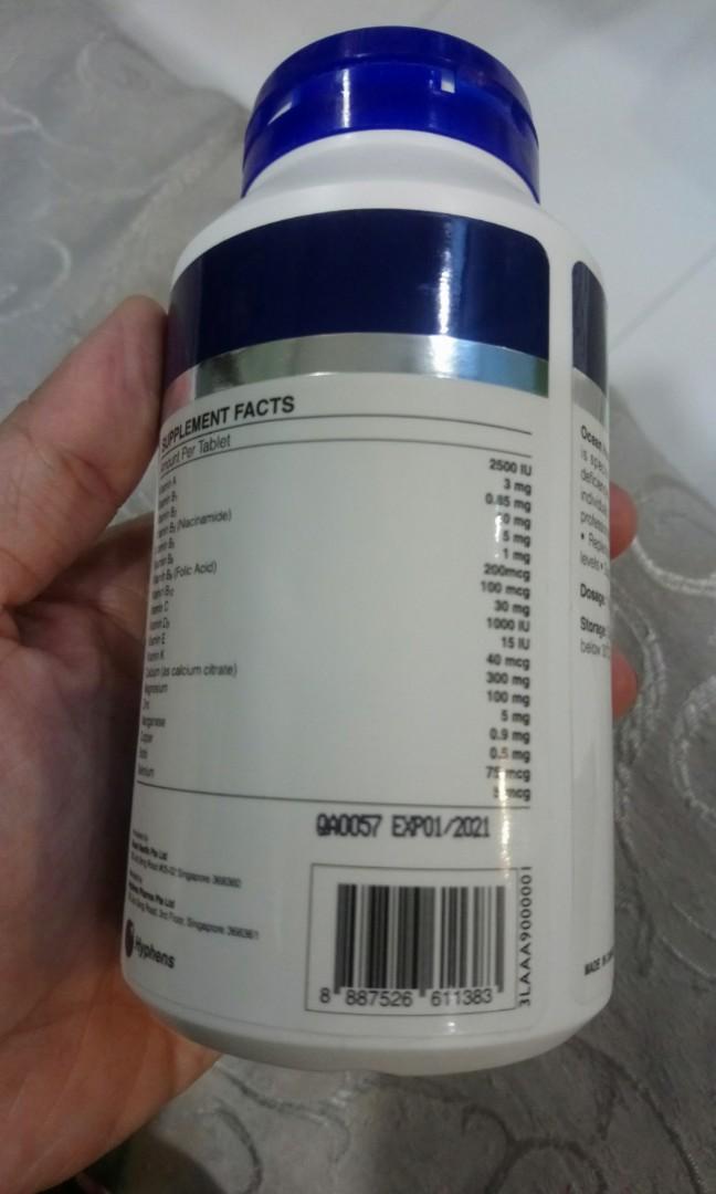 Nutri-vite Multivitamins & Minerals, Health & Nutrition, Health ...