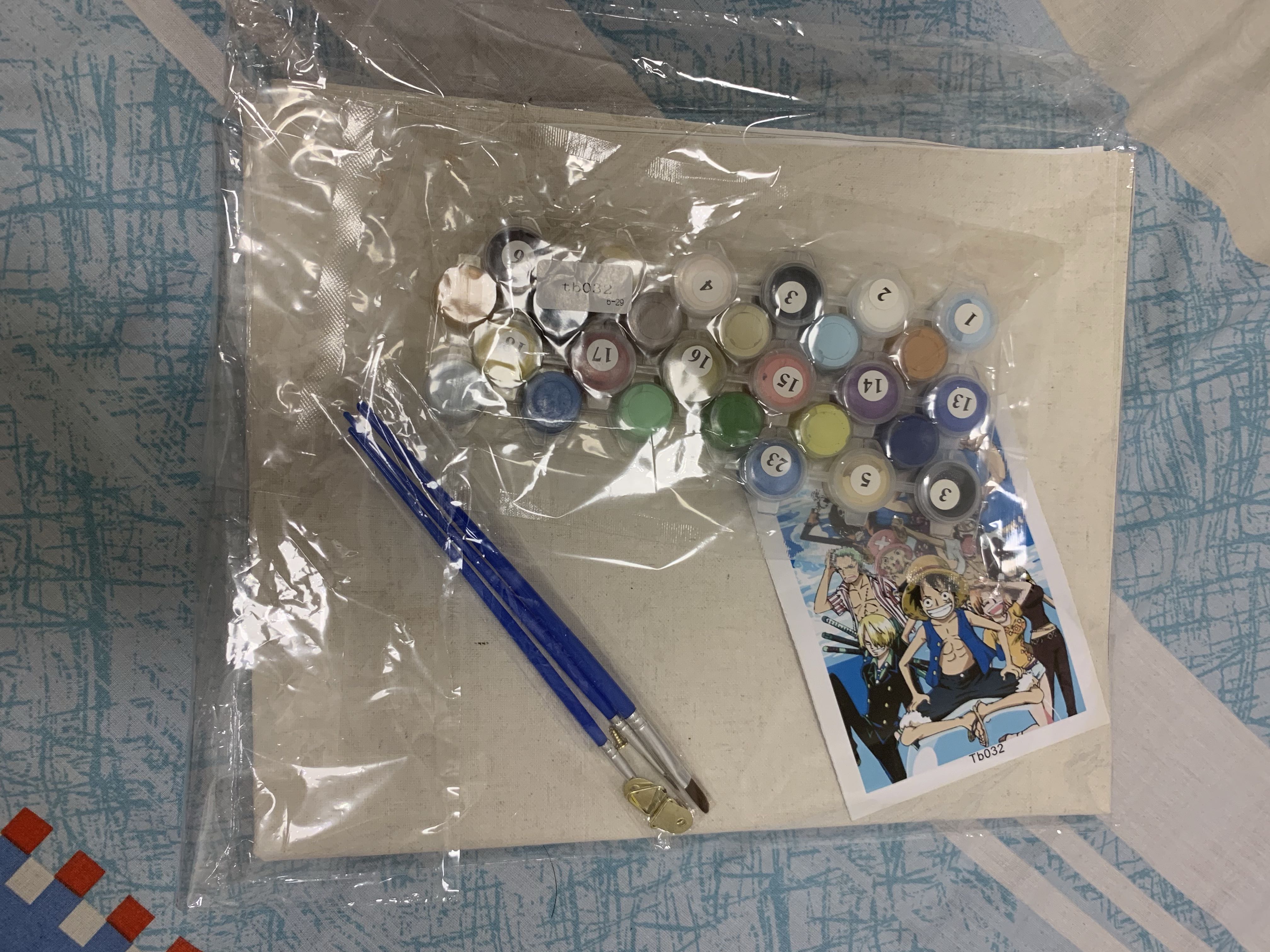 One Piece (Anime) Paint by Numbers, Hobbies & Toys, Stationery & Craft ...