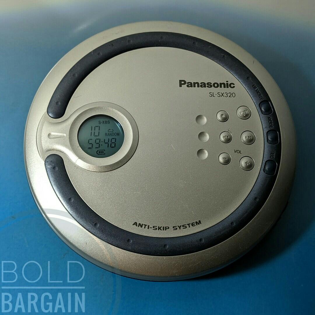 Panasonic SL-SX320 Portable CD Player Discman Alternative Made in Japan ...
