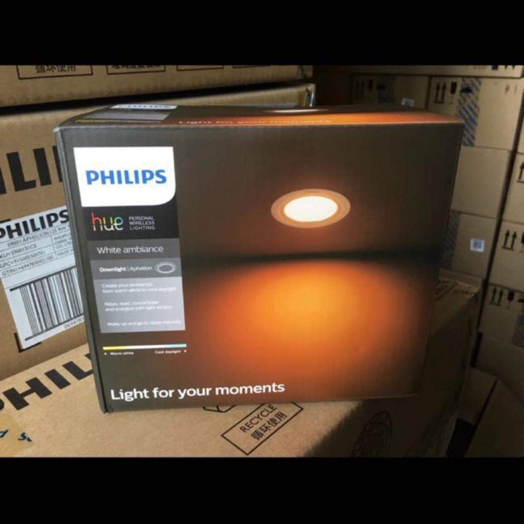 Philips HUE led downlight 59001, Furniture & Home Living, Lighting ...