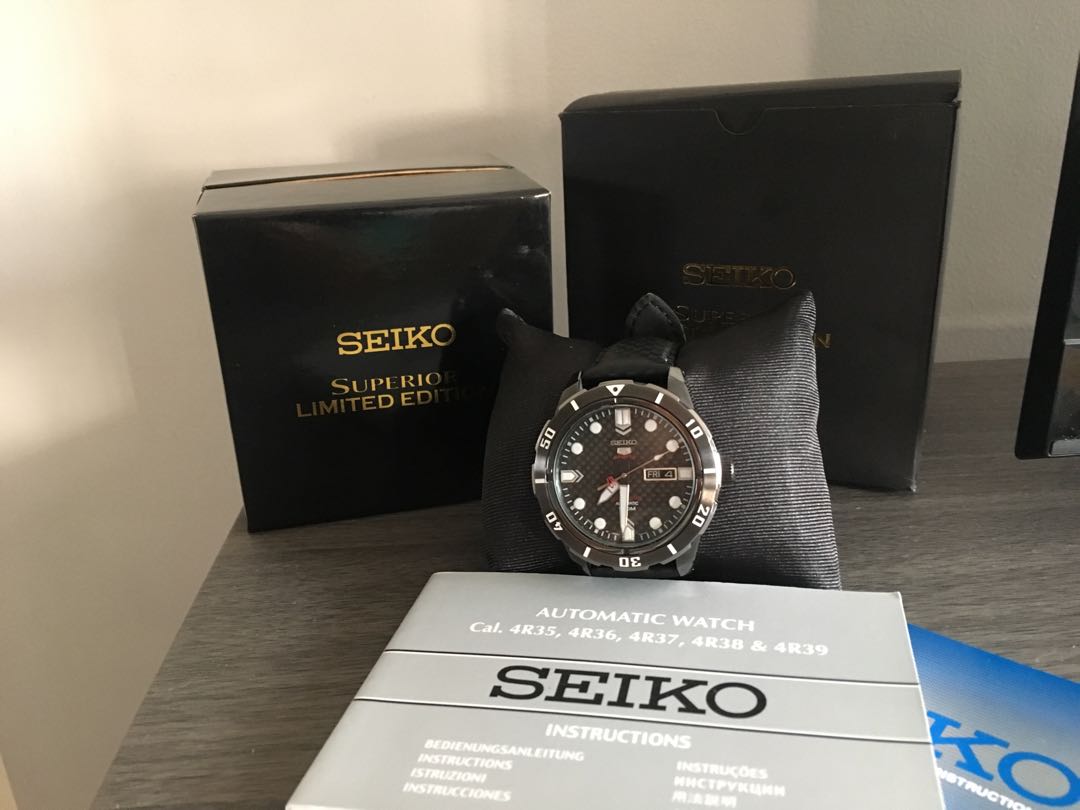 Preowned Original Seiko japan limited edition ( divers watch) automatic ...