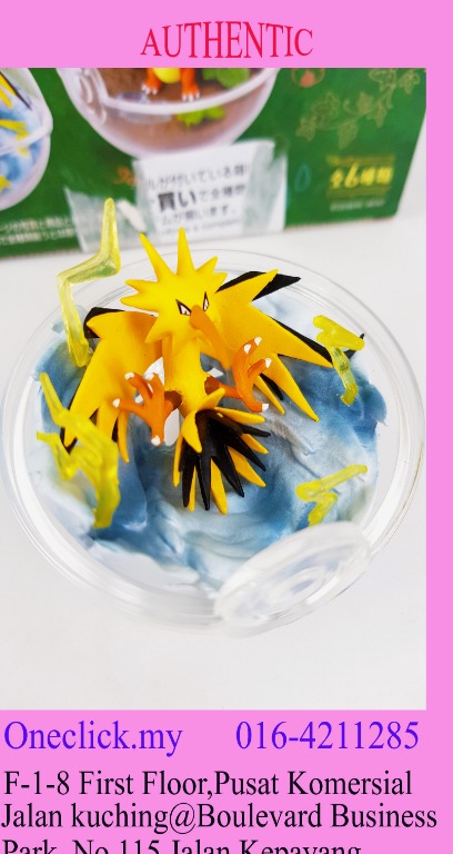 Re-Ment Pokemon Terrarium Collection Series 3-Zapdos, Hobbies & Toys, Collectibles & Memorabilia ...