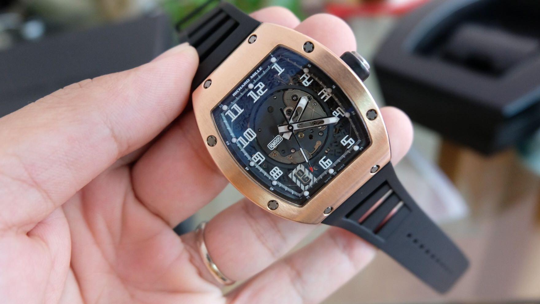 RICHARD MILLE RM 005 ROSE GOLD, Luxury, Watches on Carousell