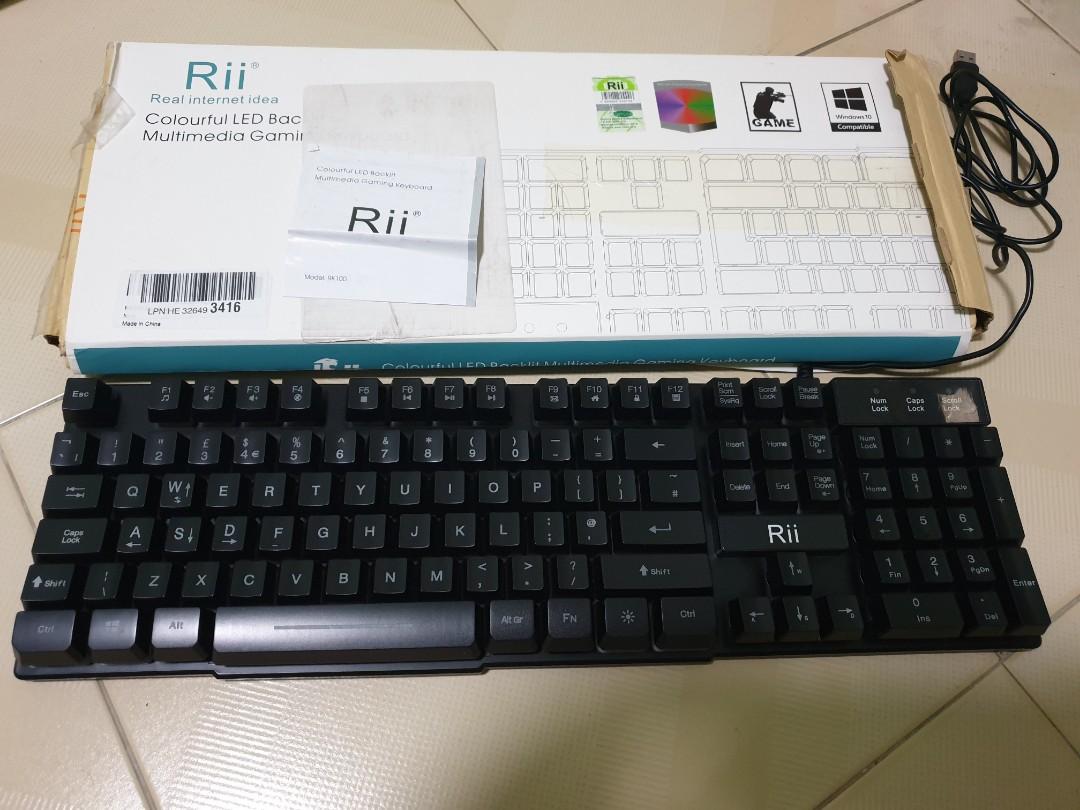 Rii Keyboard, Computers & Tech, Parts & Accessories, Computer Keyboard ...