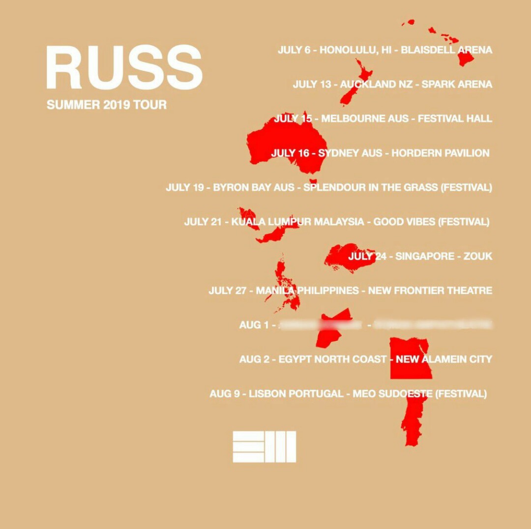 RUSS CONCERT TICKET PH, Tickets & Vouchers, Event Tickets on Carousell