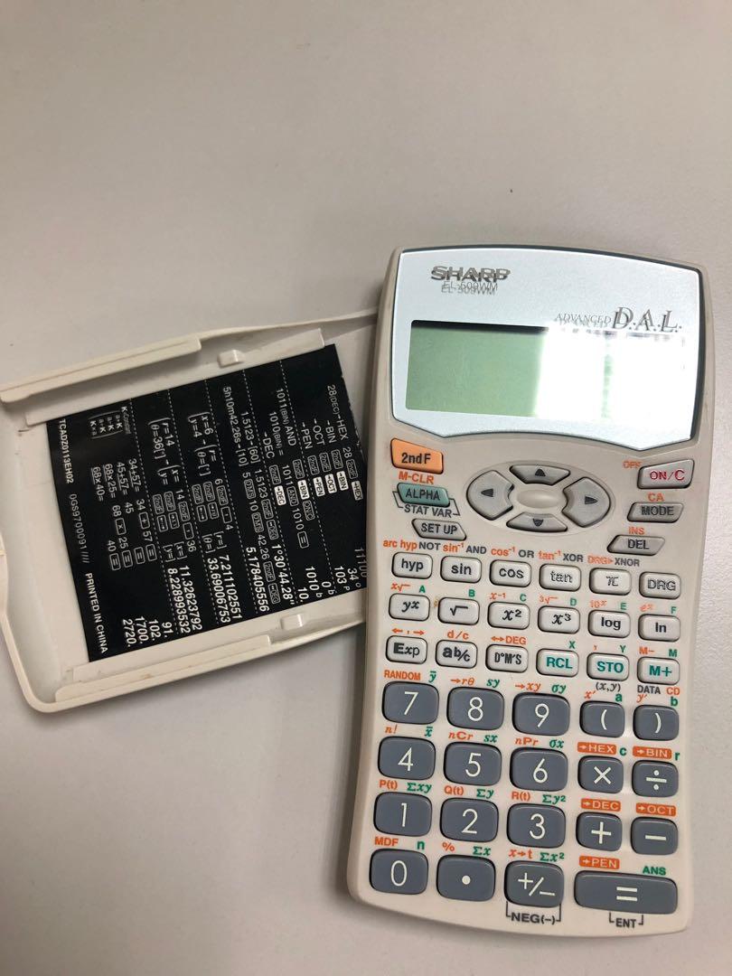 Sharp Scientific Calculator EL-509WM, Hobbies & Toys, Books & Magazines ... Sharp Scientific Calculator EL-509WM, Hobbies & Toys, Books & Magazines ...