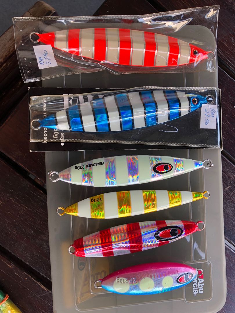 Slow Jigging Jigs, Sports Equipment, Fishing on Carousell