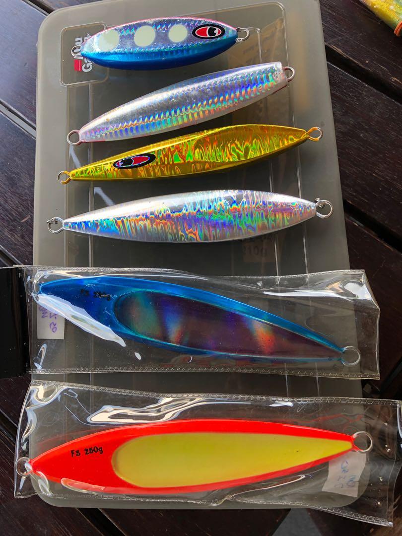 Slow Jigging Jigs, Sports Equipment, Fishing on Carousell