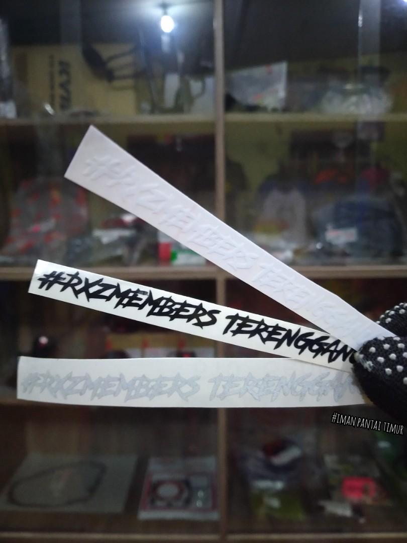 STICKER RXZ MEMBERS, Auto Accessories on Carousell