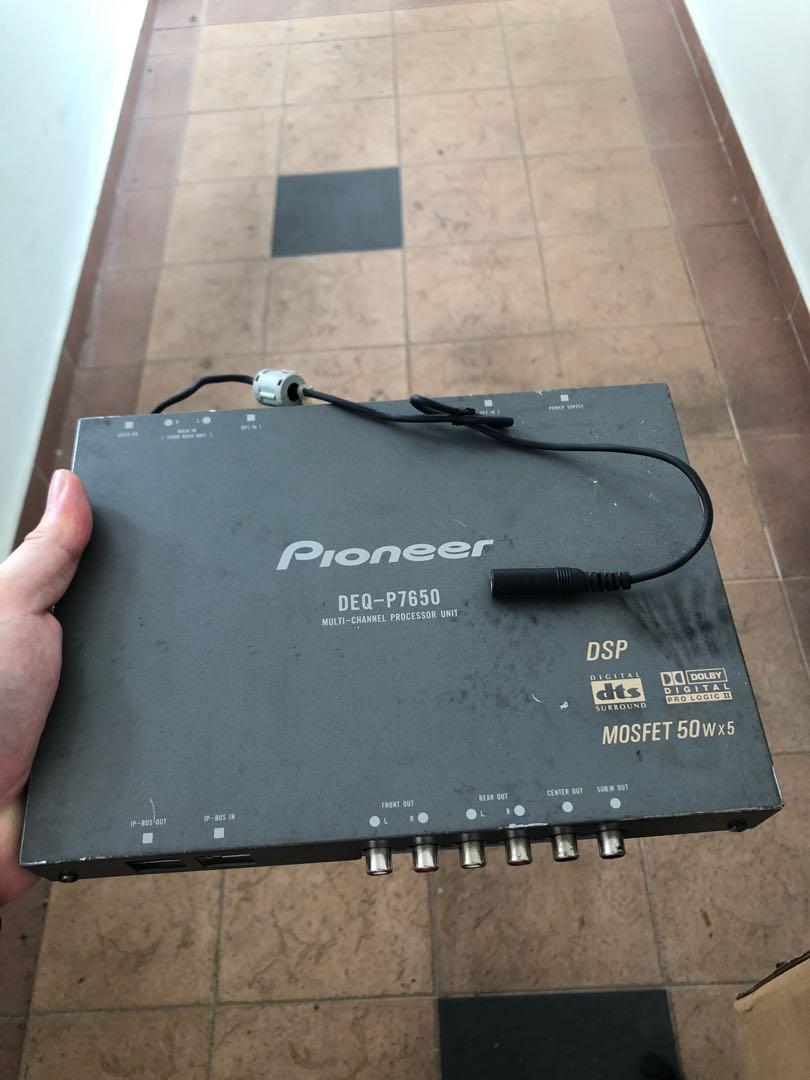 Used Pioneer DEQ-P7650 Processor, Car Accessories, Accessories on Carousell