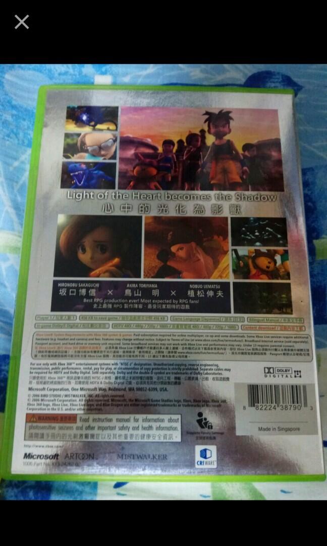 Xbox360 Blue Dragon 藍龍 RPG 行貨日文版 Xbox Series X 可玩, 電子遊戲, 電子遊戲, Xbox ...