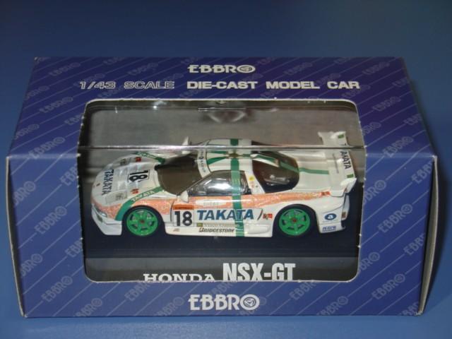 1/43 EBBRO HONDA NSX GT #18 JGTC 1999TAKATA 童夢 無限 拉花 跑車 1:43 合金 模型車 autoart kyosho minichamps ...