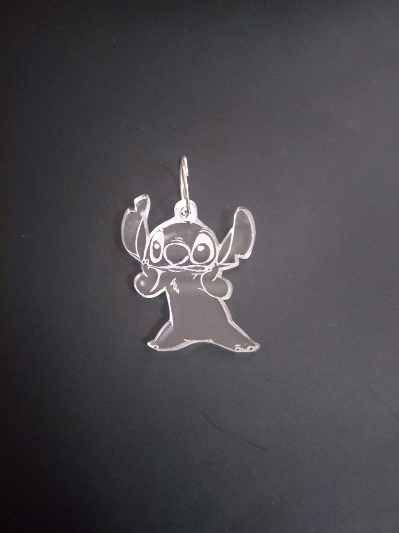 Acrylic Disney Stitch Keychains / Gift Keychain (Customised), Hobbies ...