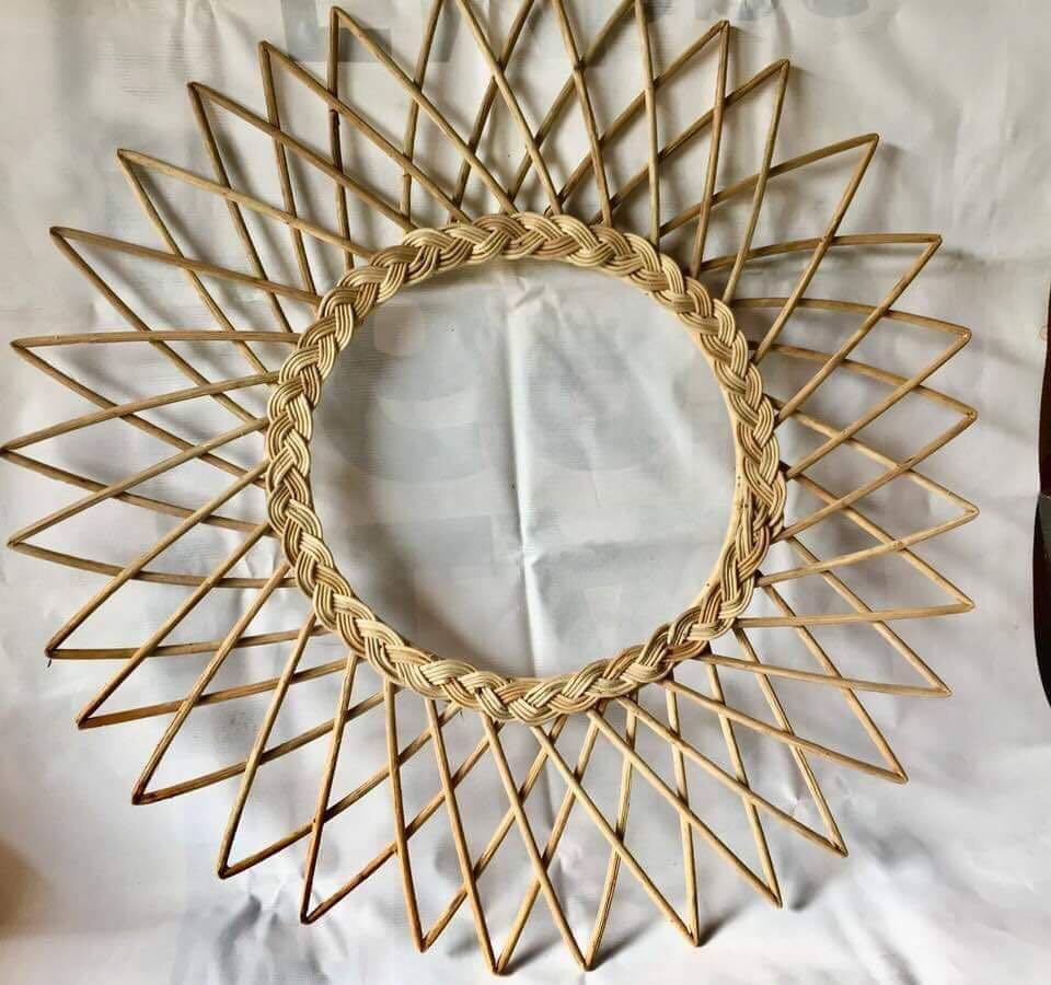 All kinds of native rattan mirror, Furniture & Home Living, Home Decor ...