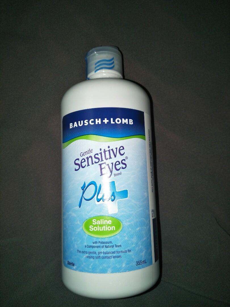 Bausch and Lomb Sensitive Eyes Plus Saline Solution on Carousell