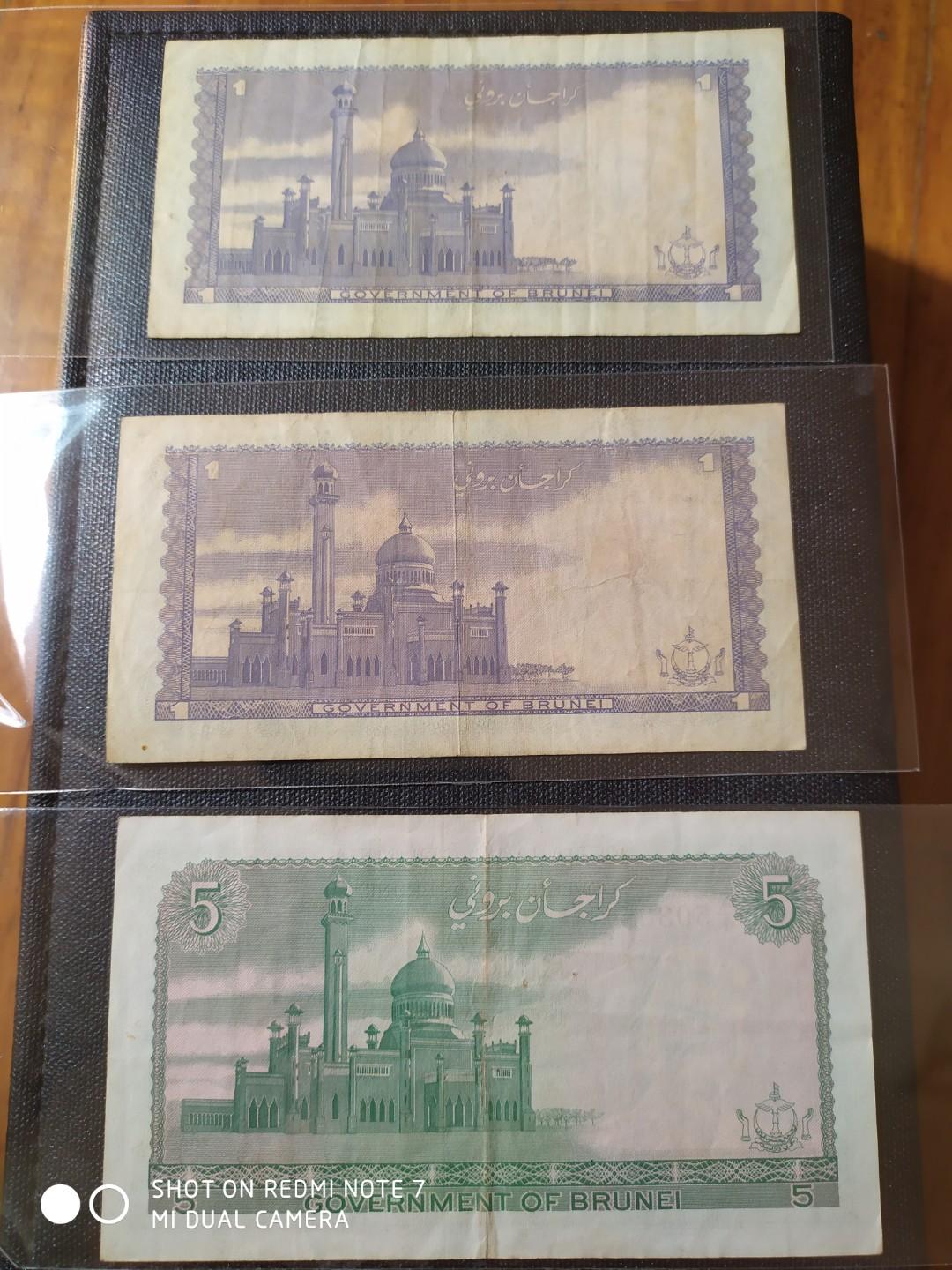 Brunei old notes, Hobbies & Toys, Memorabilia & Collectibles, Currency ...