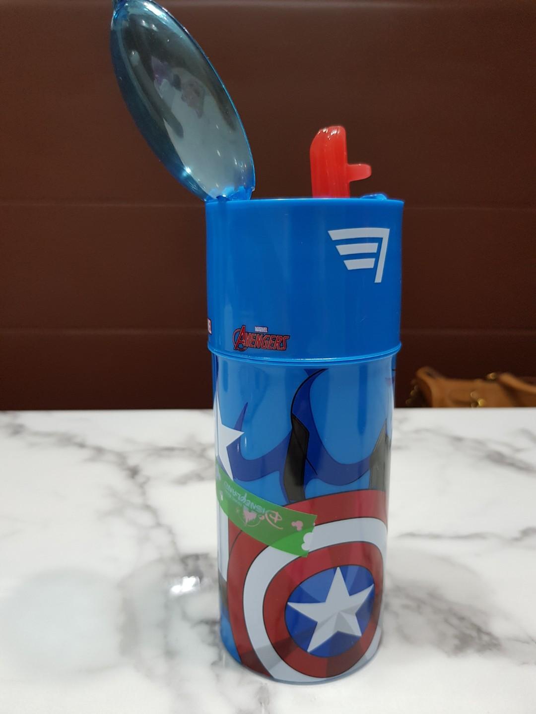 Captain America Water Bottle, Babies & Kids, Infant Playtime on Carousell