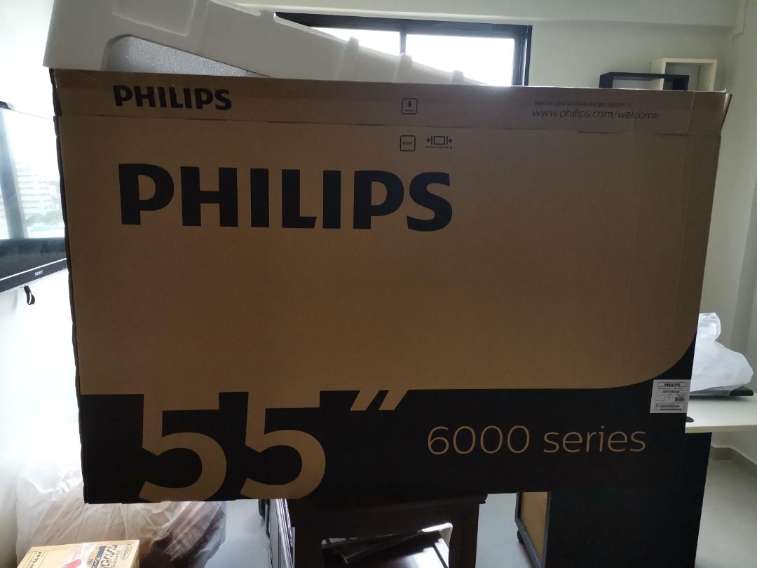 Carton box for Philips tv 55 inch, TV & Home Appliances, TV ...
