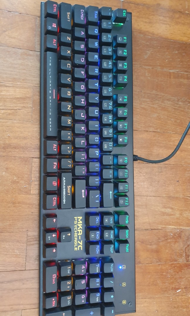 Cheap Mechanical Keyboard (Cherry MX Blue), Computers & Tech, Parts ...