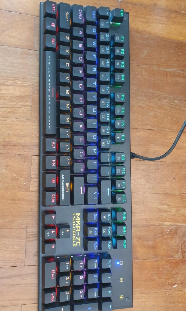Cheap Mechanical Keyboard (Cherry MX Blue), Computers & Tech, Parts ...