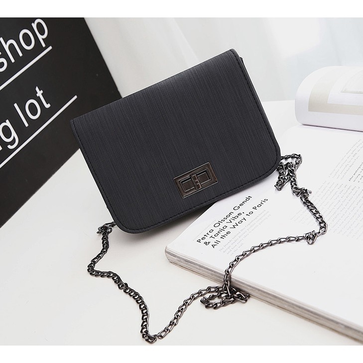 Classic Flap Korean Sling Bag, Women's Fashion, Bags & Wallets, Cross ...