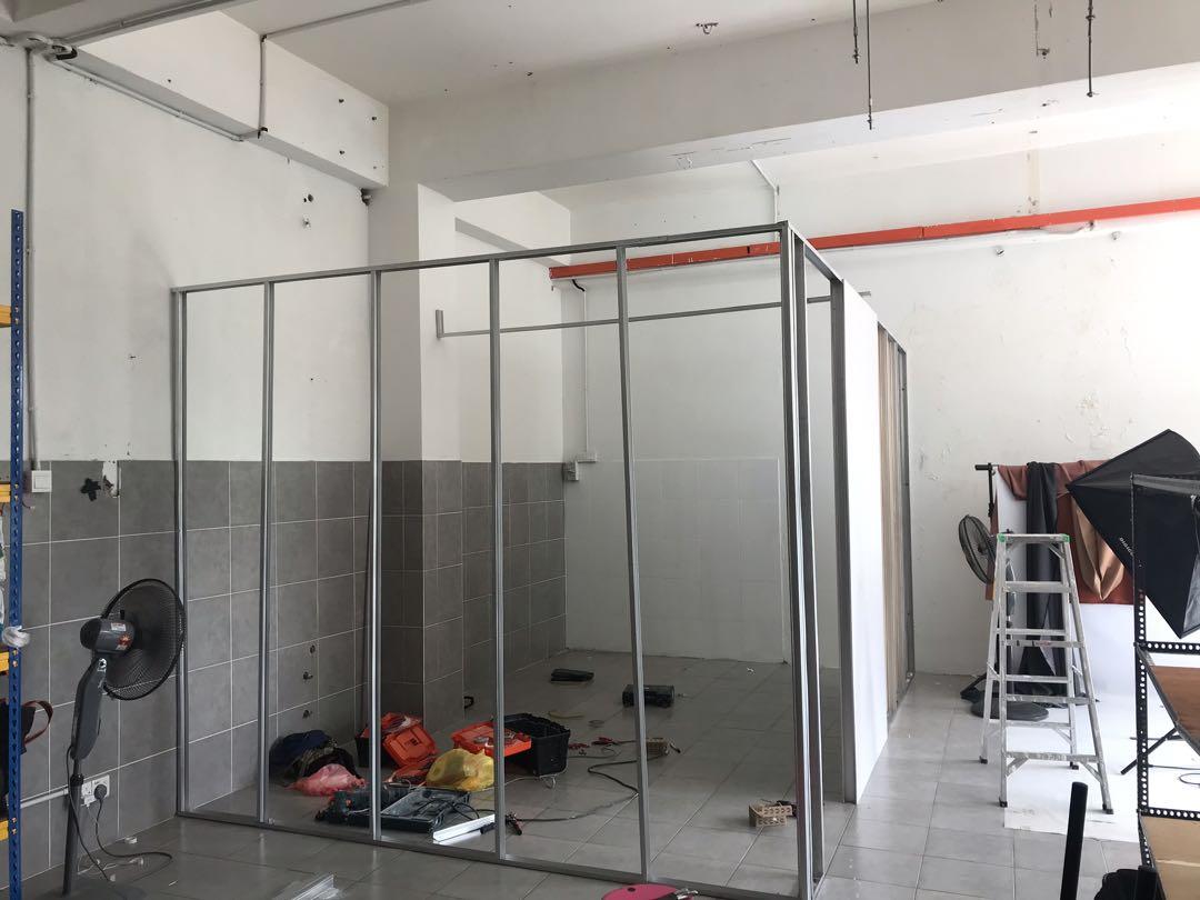 Dinding Partition Drywall Board Untuk Office, Lot Kedai, Rumah dan ...